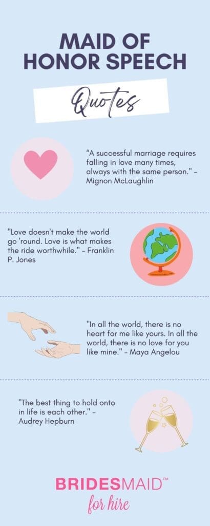 Crafting the Best Maid of Honor Speech for Your Best Friend - Bridesmaid For Hire