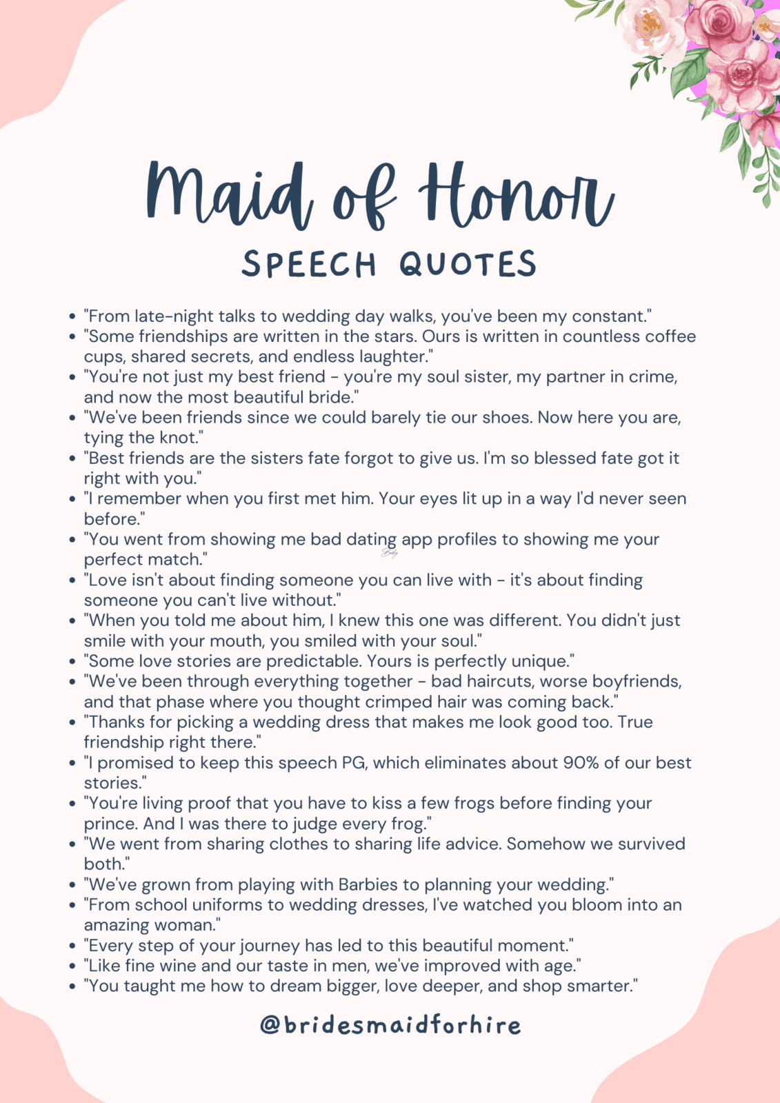 How to Write the Perfect Wedding Speech in 2025 | Bridesmaid For Hire