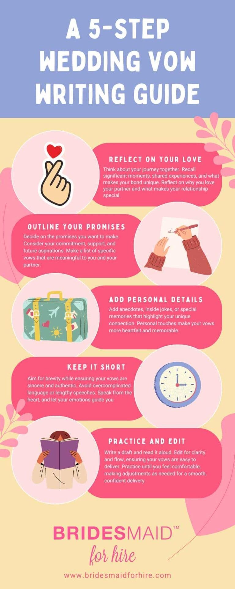 Wedding Vow Examples: 100 Vows to Inspire You - Bridesmaid For Hire