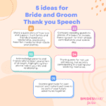 Bride and Groom Thank You Speech Examples