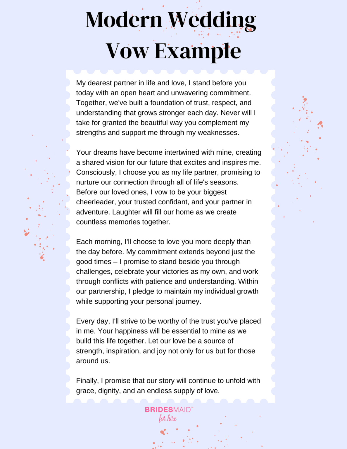 10 Modern Wedding Vows Examples: A Complete Guide for Your Special Day ...